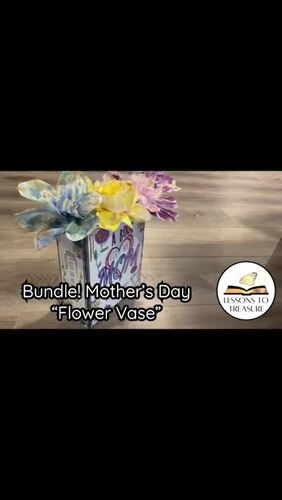 Mother’s Day “Book Vase” Flower Craft, Project, DIY for Older Kids