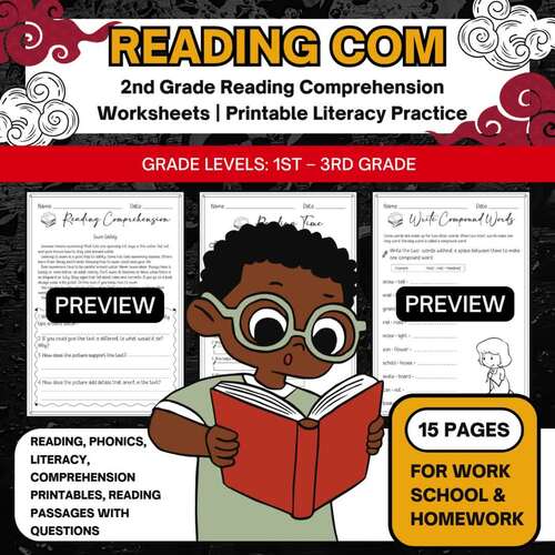 2nd Grade Reading Comprehension Worksheets | Printable Literacy Practice