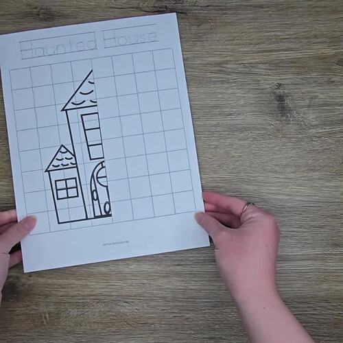 Halloween Symmetry Worksheets by HH Fun and Learning | TPT