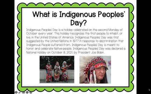 Indigenous Peoples' Day Lesson Plan & PowerPoint K-3 by Busy Little Bees