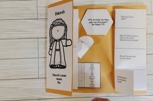 Deborah and Barak Sunday School Craft and Activity by Teach for Jesus