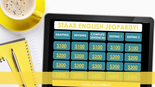 English I & II Revising & Editing PowerPoint Jeopardy Game | STAAR Test ...
