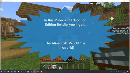 Minecraft Perimeter Area and Volume Video Lesson Bundle by Broderick Taylor