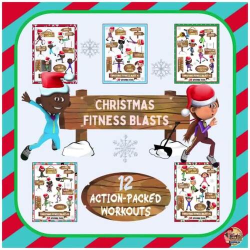 PE Christmas Activities & Games - Seasonal Gym Warm Up- Christmas ...