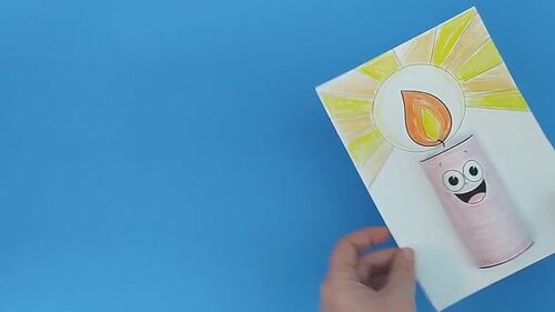 3D Paper Candle Craft by 10 Minutes of Quality Time | TPT