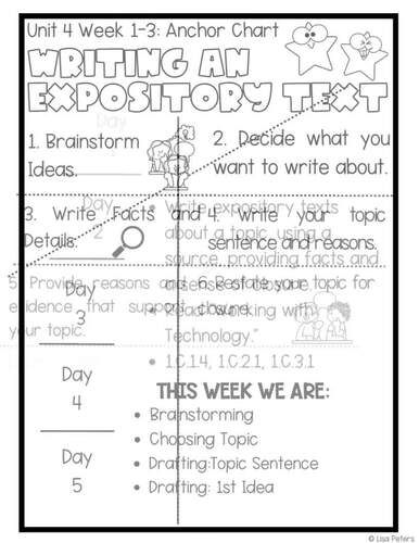 Unit 5 First Grade Benchmark Advance Florida Writing by Lisa Peters