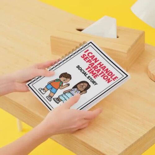 Separation Anxiety Social Story Waiting: Poster & Reflection Sheet SEL ...