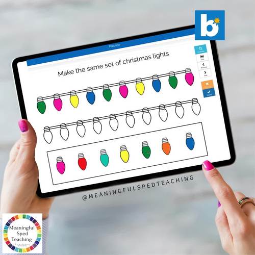 Christmas Color and Pattern Matching Boom Cards™ by Meaningful Sped ...