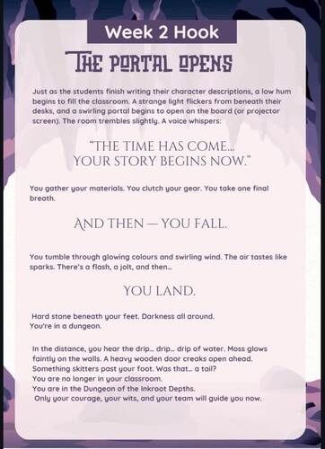 Classrooms & Chimeras | Dungeons and Dragons Inspired Creative Writing ...