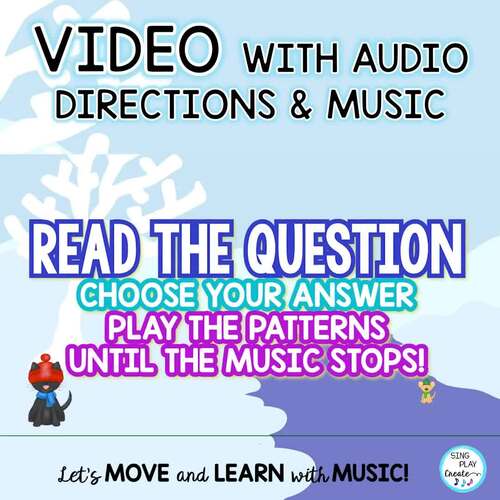 Winter Rhythm Game "Would You Rather" L1 Rhythm Play Along by Sing Play ...