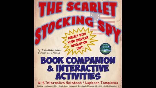 The Scarlet Stocking Spy Book Companion with Interactive Notebook ...