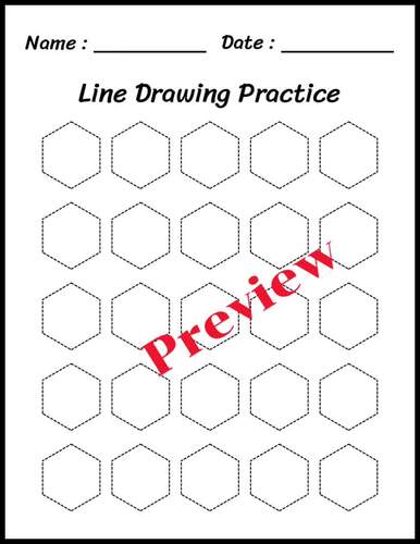Line Drawing Practice by Toony Tinz | TPT