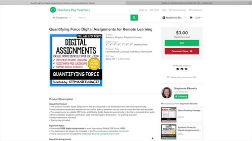 Introduction to Force Digital Assignments for Remote Learning | TpT