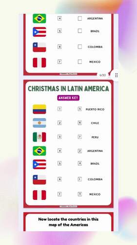 Christmas in Latin America | NO PREP READING & WRITING LESSON | Grades 5-6