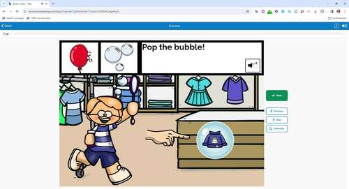 Pop the Bubbles: Clothes by Creative Speech Language Resources | TPT