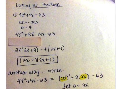 Video: Factoring by Looking at Structure (Algebra 2) by Elli S | TPT