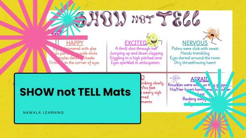 Show Not Tell Mat: Enhance Descriptive Writing by Nawala Learning