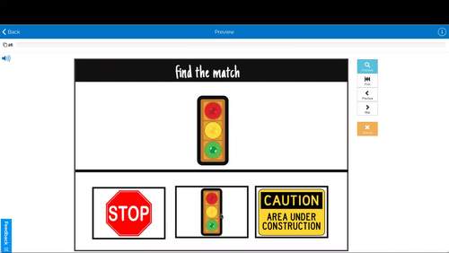 Safety and Traffic Sign Match to Same Life Skills Special Education ...