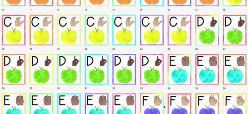 Watercolor Alphabet Posters ASL Classroom Decor by Preschool Packets