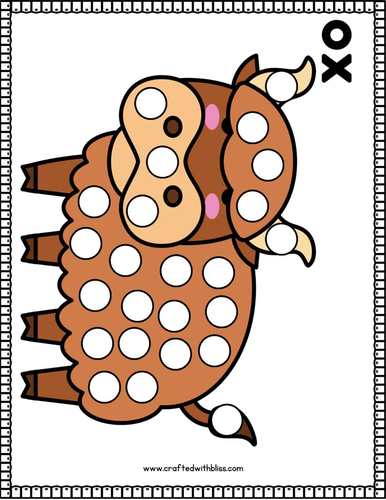 Letter Oo Dot Marker Activity, Alphabet Do-A-Dot Marker Fine Motor