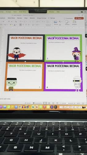 Halloween: formato tarjetas para personalizar 4 by A Traveler Teacher