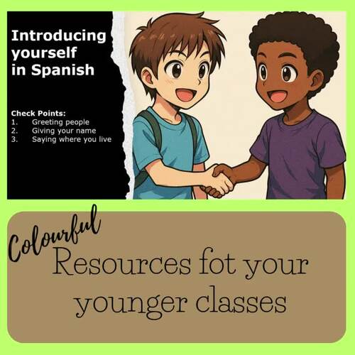 Introducing yourself in Spanish by La Profe Shop | TPT