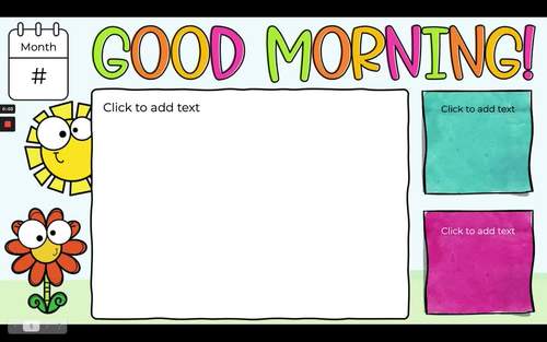 Spring Good Morning Slides Compatible with Google Slides | TPT