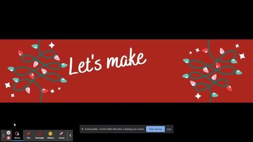 Animated Christmas Google Classroom Banners Headers | TPT