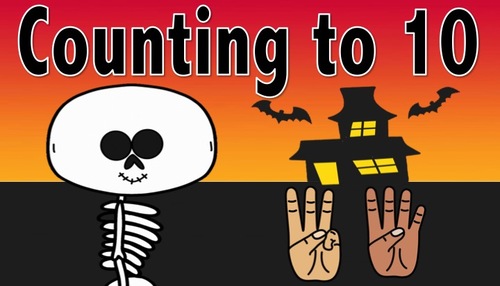 Halloween: Finger Counting to 10 Subitizing: Math Brain Break | TPT