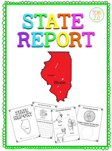 Illinois State Research Report by TCHR Two Point 0 | TpT