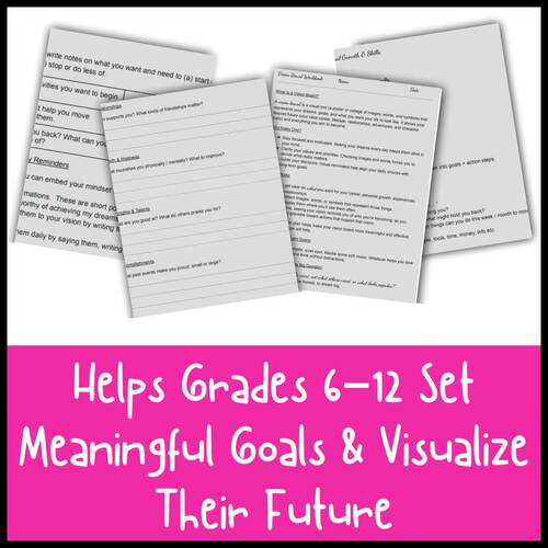 Vision Board Workbook by History Academy | TPT