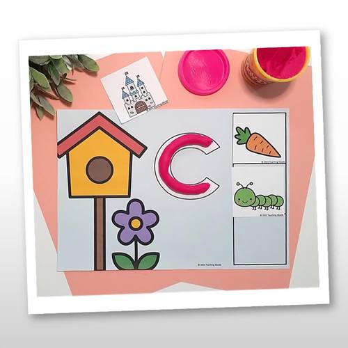 Beginning Sound Literacy Center Activities Spring Kindergarten Phonics