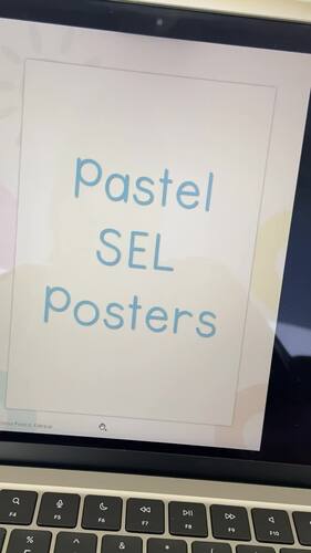 Large Alphabet Letters Classroom Wall | Numbers 1-20 Calm Colors ...