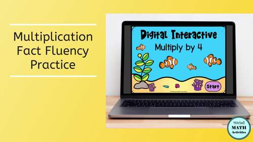 Digital Multiplication Fact Fluency Practice BUNDLE by Mitchell MATH ...
