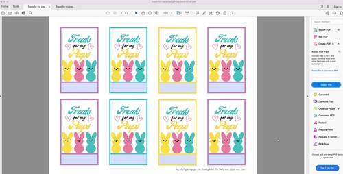 Editable Easter Gift Tags from Teacher to Students by Hippo and Kiwi