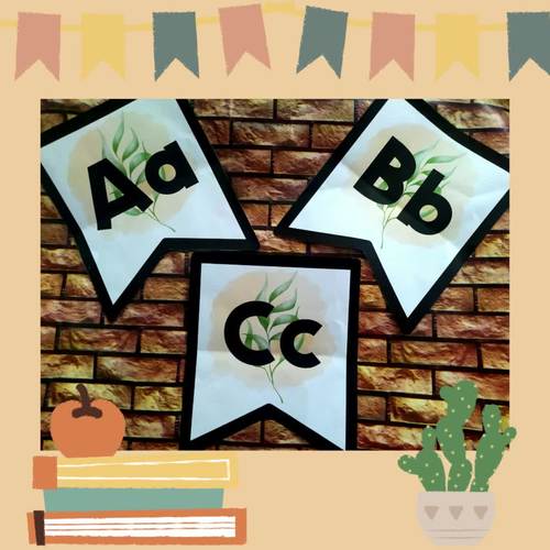 Alphabet and number banners. Full Alphabet A-Z, Numbers from 0 to 20