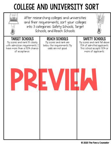 Easy College Planning Binder Organization Freshman Sophomore Junior Senior