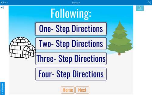 Following Directions: Winter Animals Boom™ Cards Activity (GIFS) by By Abb