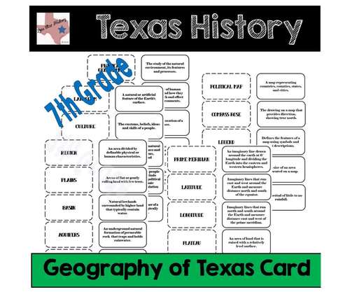 Texas History Card Sorts - Bundle by Lone Star History | TPT