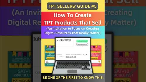 How To Create TPT Products That Sell (TPT Resources That Really Matter)