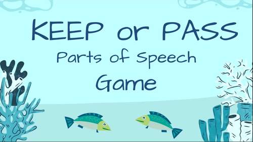 Parts of Speech Nouns, Verbs, Adjectives, Prepositions SCOOT, GAME ...