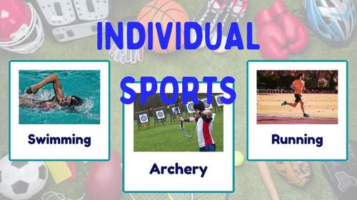 60 Real Photo Sports Flashcards – PE Vocabulary, Movement, ESL | TPT