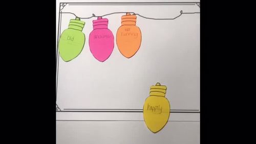 Parts of Speech Practice Silly Sentences Winter December Activities