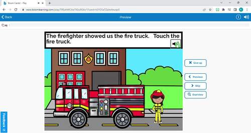 Let's Visit the Fire Station. by Creative Speech Language Resources