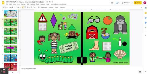 Trouvez-le! - Le son ILLE - Google Slides™ by Mme Bock | TPT