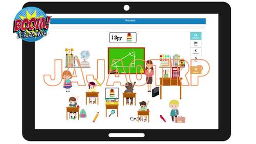 Teacher Appreciation Day I Spy - Boom Cards Distance Learning by jajaotrp