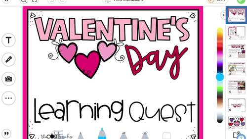 Valentine's Day Activities, Digital February Lesson, Valentine Fact vs ...