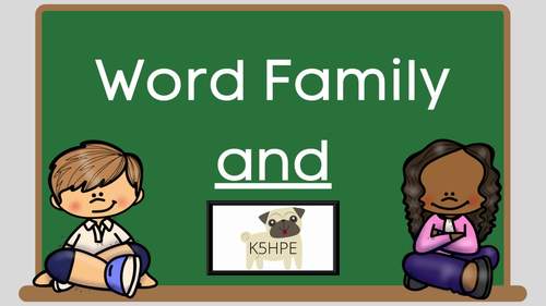Word Family And, Video and Slides, Phonics, Phonograms, Reading | TpT
