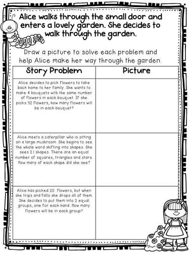 Alice in Wonderland & The Division Dilemma **Distance Learning**