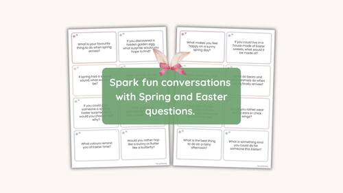 Spring & Easter Conversation Cards | Speaking & Discussion Questions